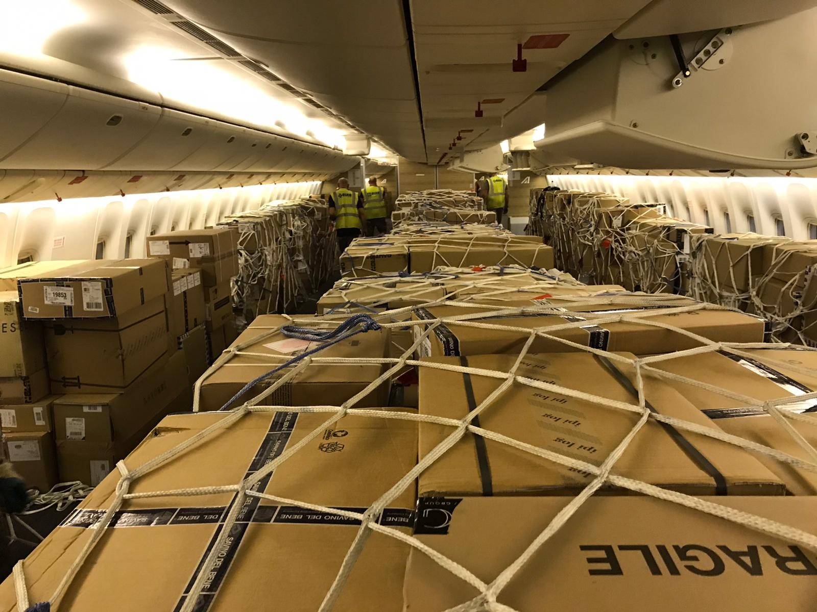 Alitalia Cargo uplifts record 53T load on B777-300 from Mumbai to Rome