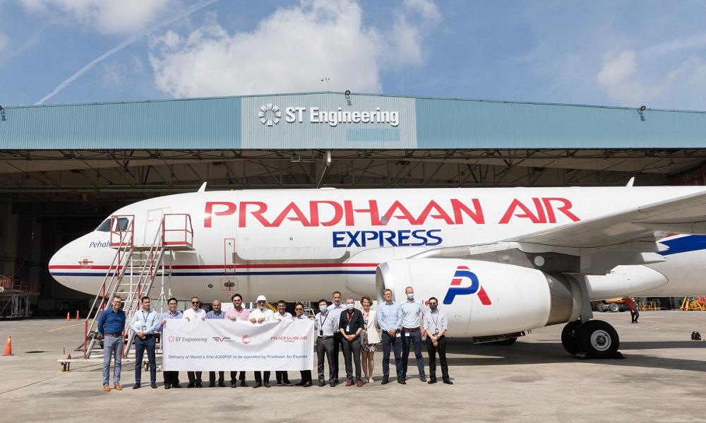 ST Engineering, EFW redeliver world's first A320P2F