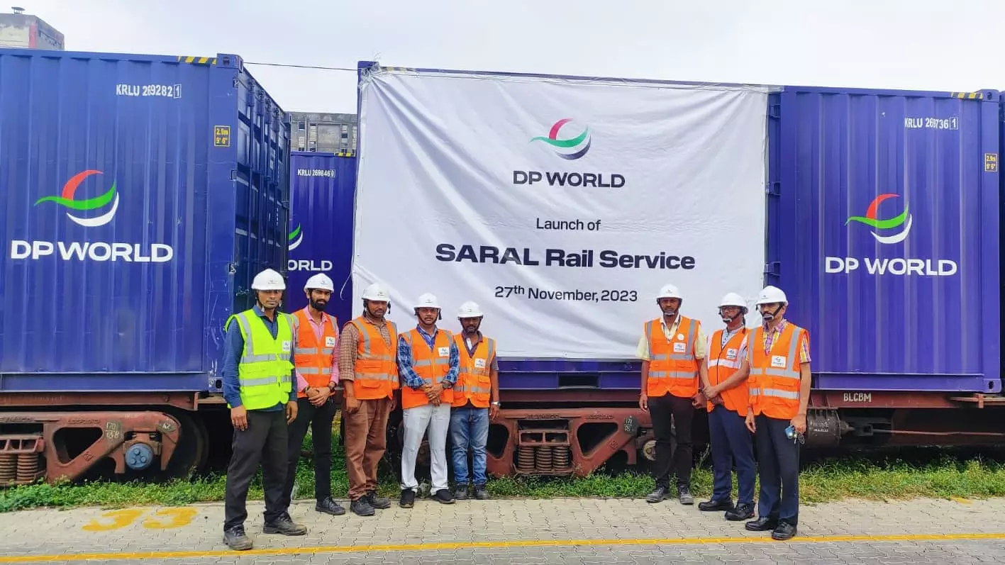 DP World launches rail service connecting Hazira to Delhi/NCR DP World launches rail service connecting Hazira to Delhi/NCR